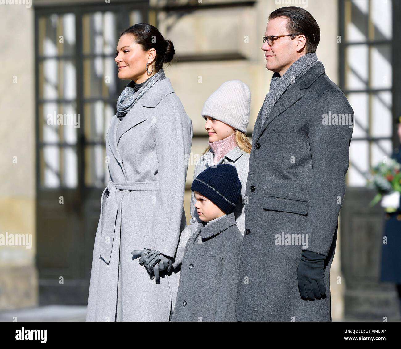 STOCKHOLM 20220312Crown Princess Victoria, Prince Daniel, Prince Oscar ...