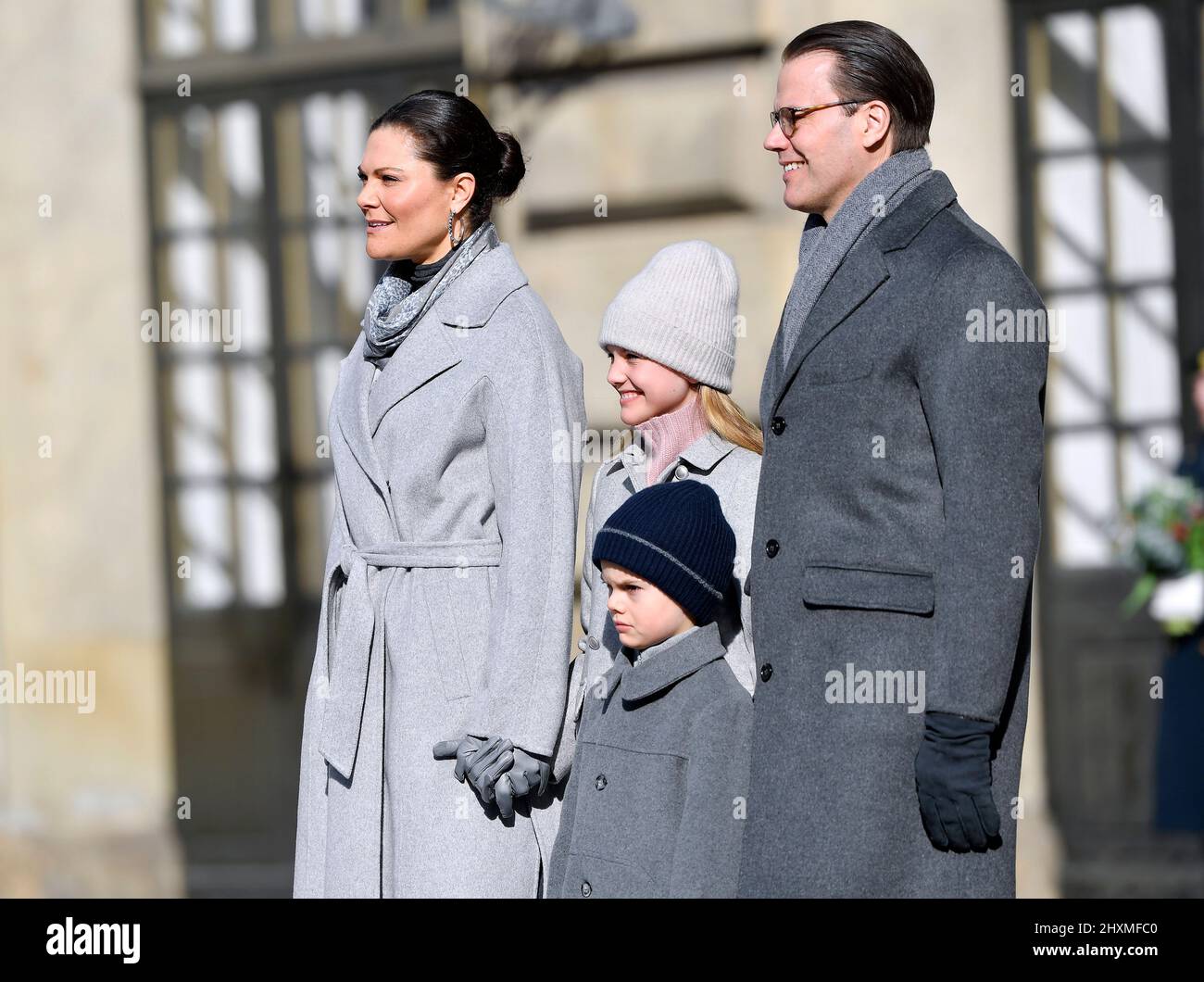 STOCKHOLM 20220312Crown Princess Victoria, Prince Daniel, Prince Oscar ...