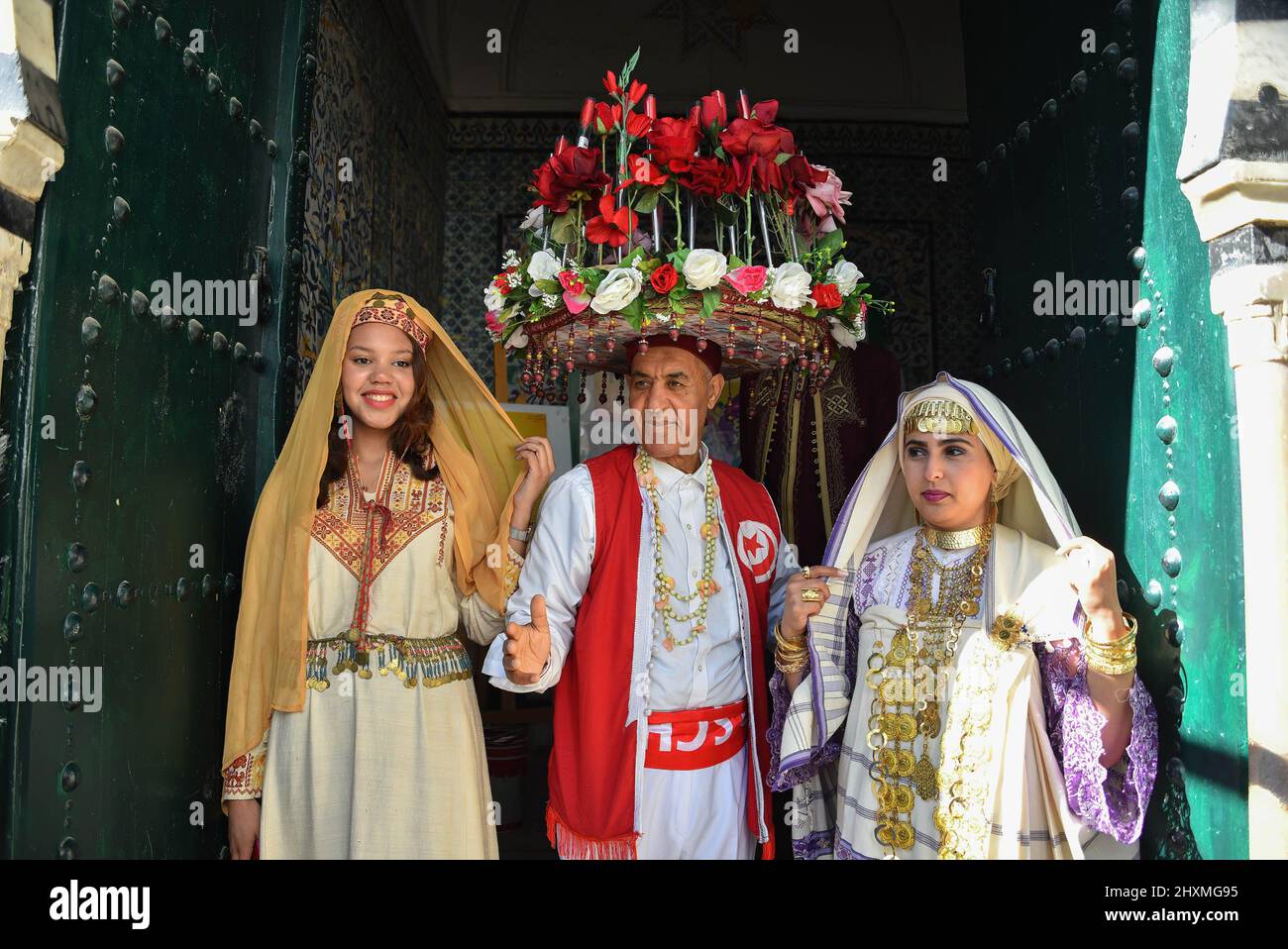 Tunis, Tunisia. 13th Mar, 2022. People wearing traditional clothing ...