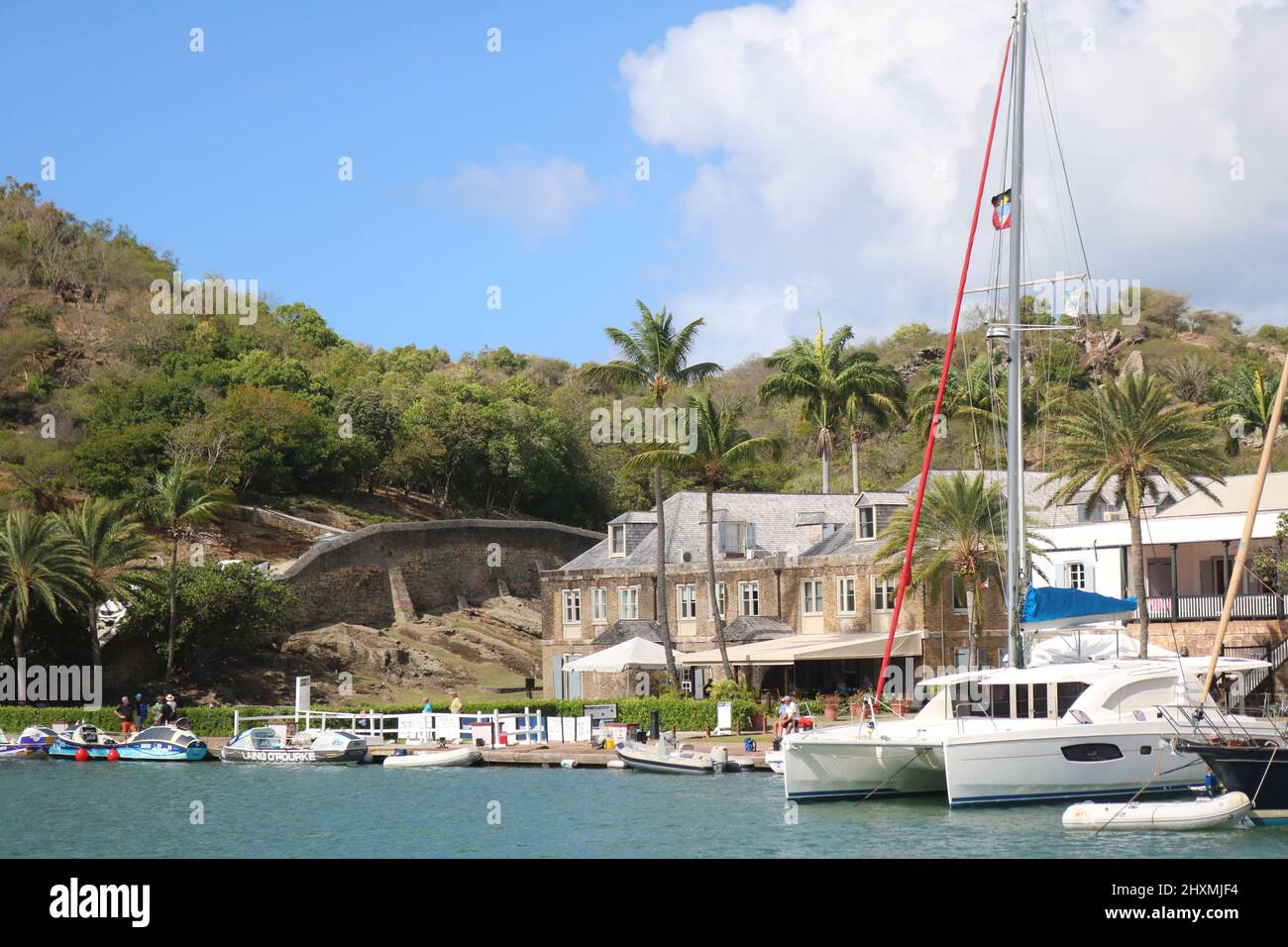 Unesco world heritage site English Harbour on Antigua Stock Photo - Alamy