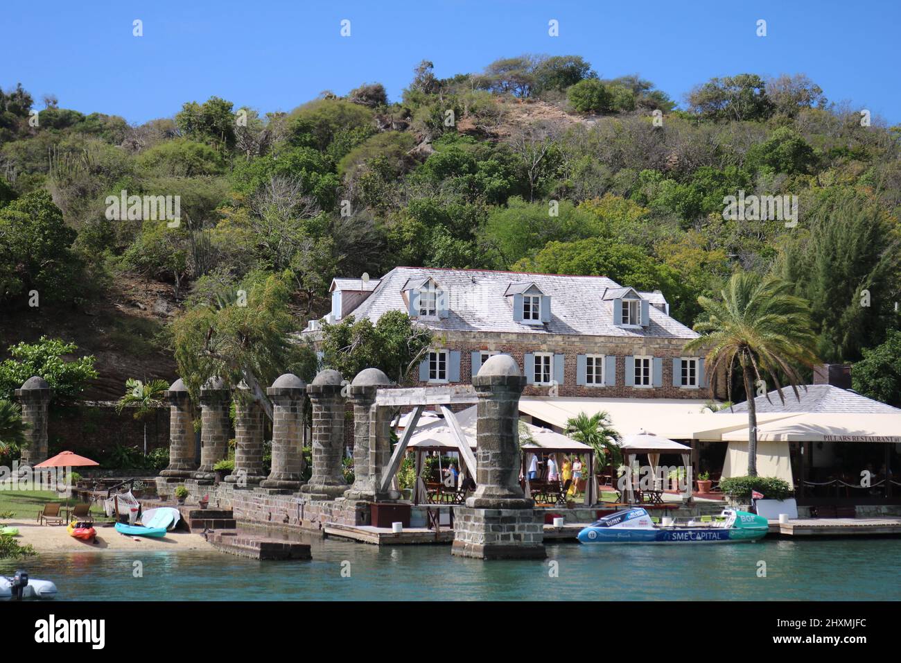 Unesco world heritage site English Harbour on Antigua Stock Photo - Alamy
