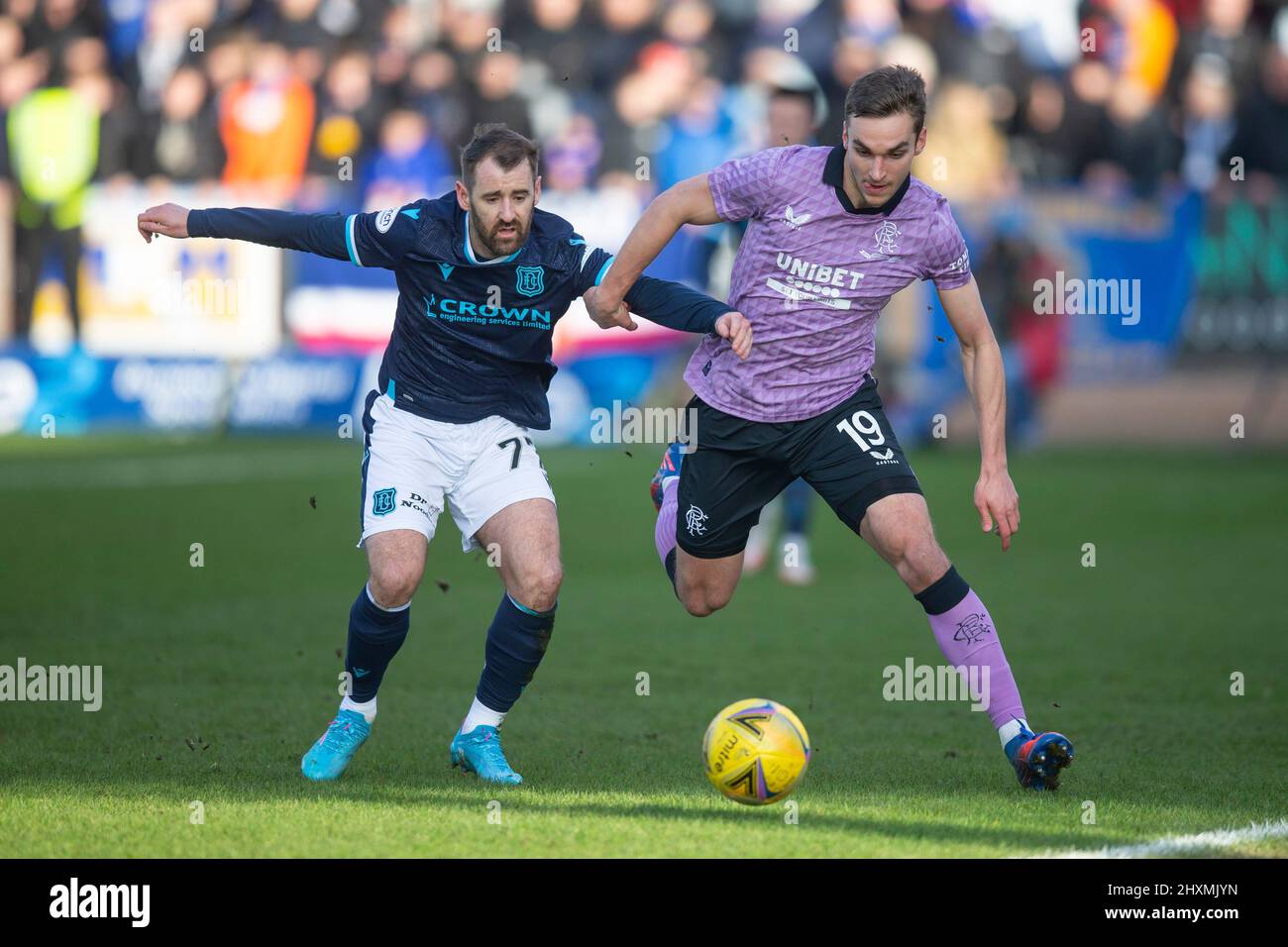 13th March 2022 ; Dens Park, Dundee, Scotland: Scottish Cup football ...