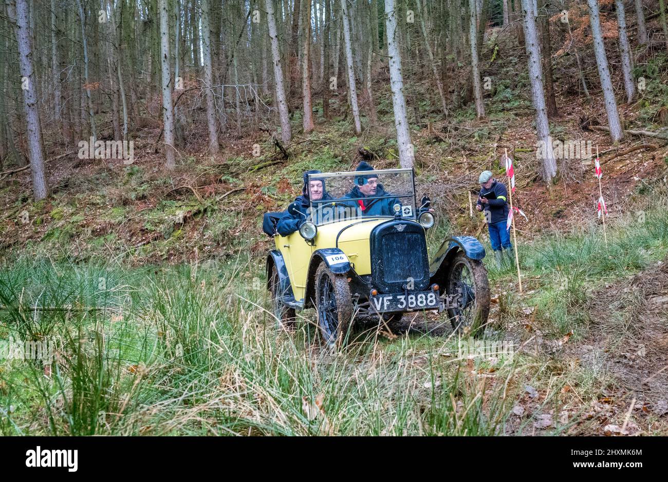 The Vintage Sports Car Club (V.S.C.C.) members taking part in the clubs ...