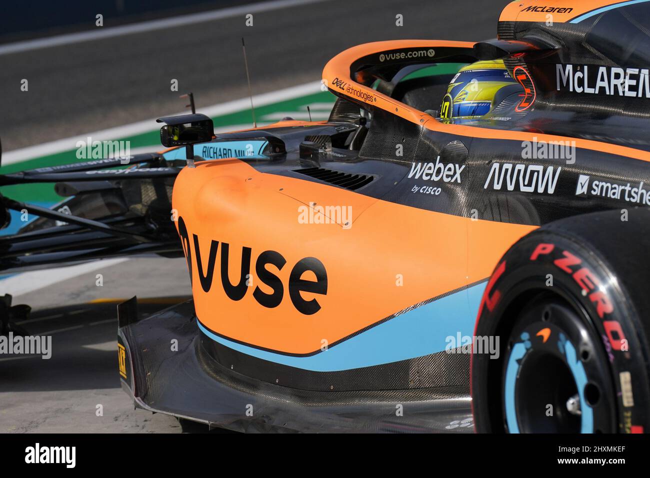 Bahrain International Circuit, Sakhir, Bahrain on 12 March 2022 Lando ...