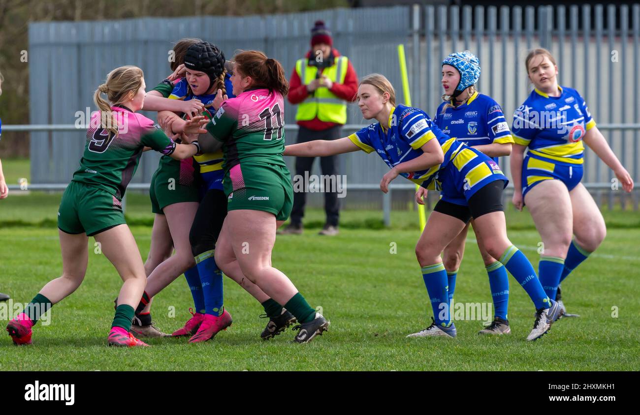 Warrington Wolves Girls U 16’s Rugby League team hosted their first ...