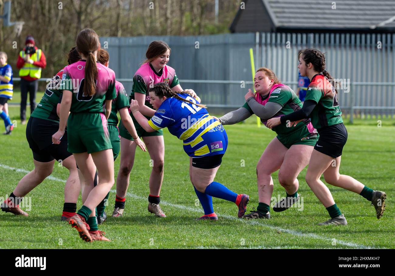Warrington Wolves Girls U 16’s Rugby League team hosted their first ...