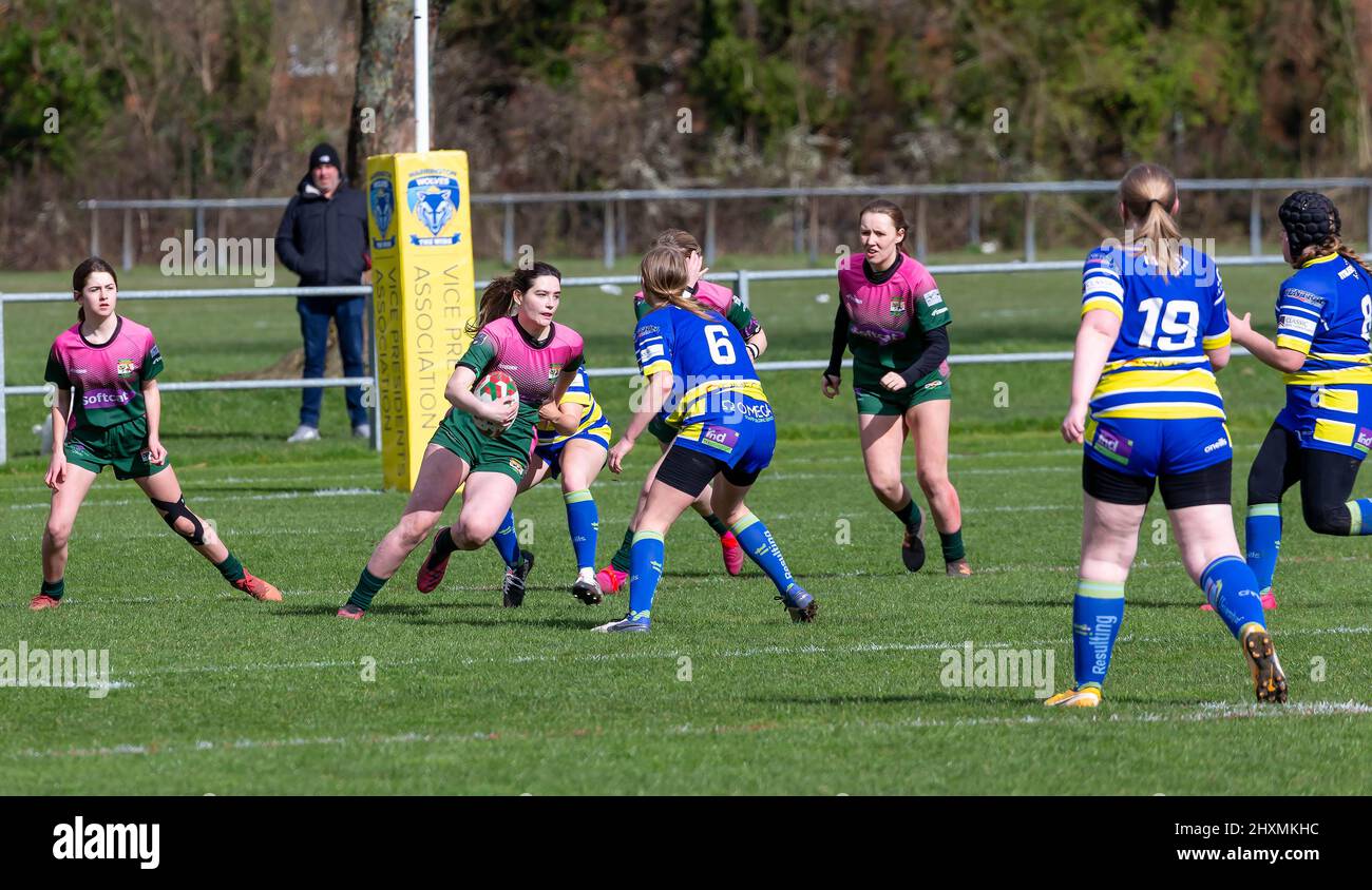 Warrington Wolves Girls U 16’s Rugby League team hosted their first ...
