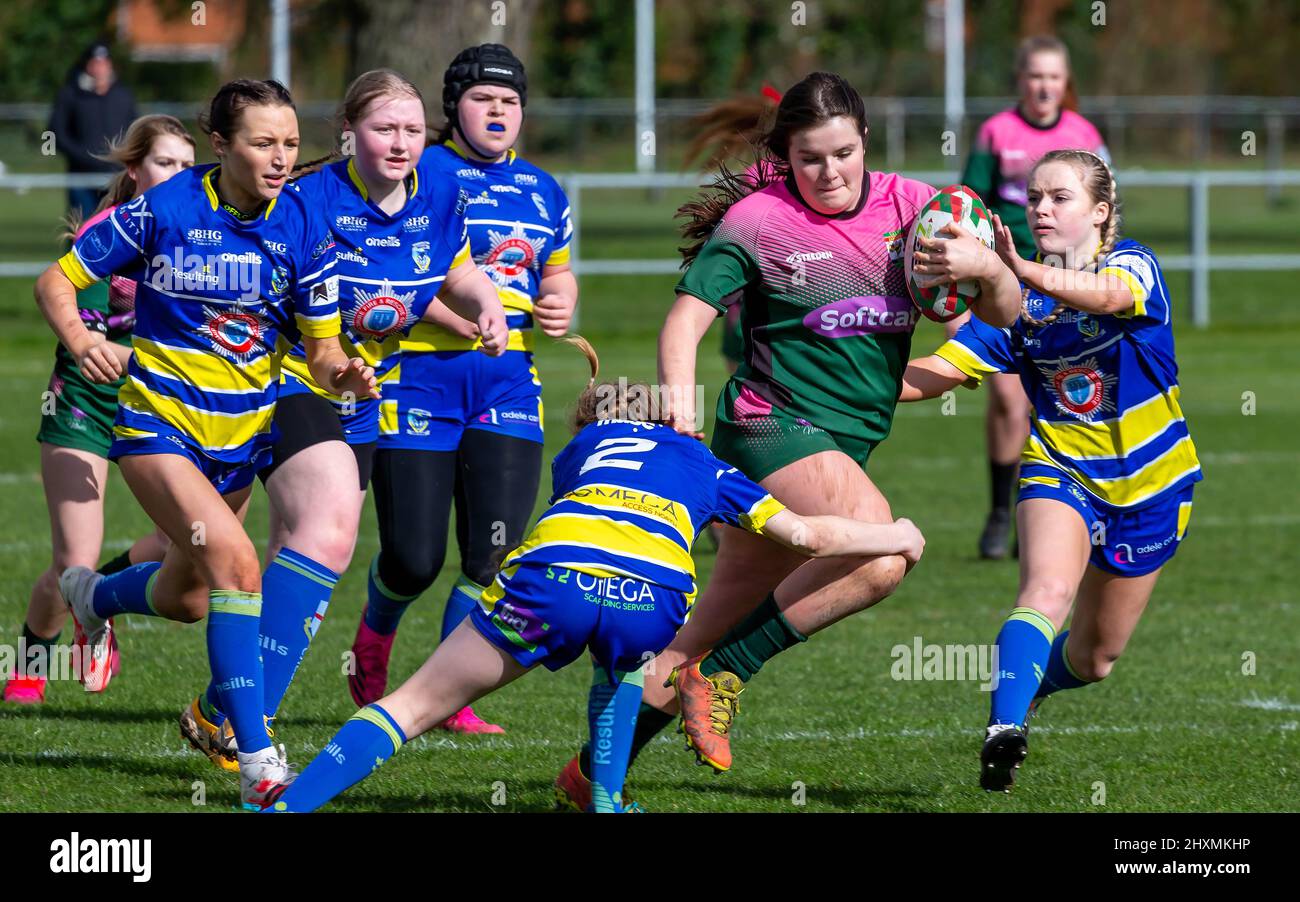 Warrington Wolves Girls U 16’s Rugby League team hosted their first ...