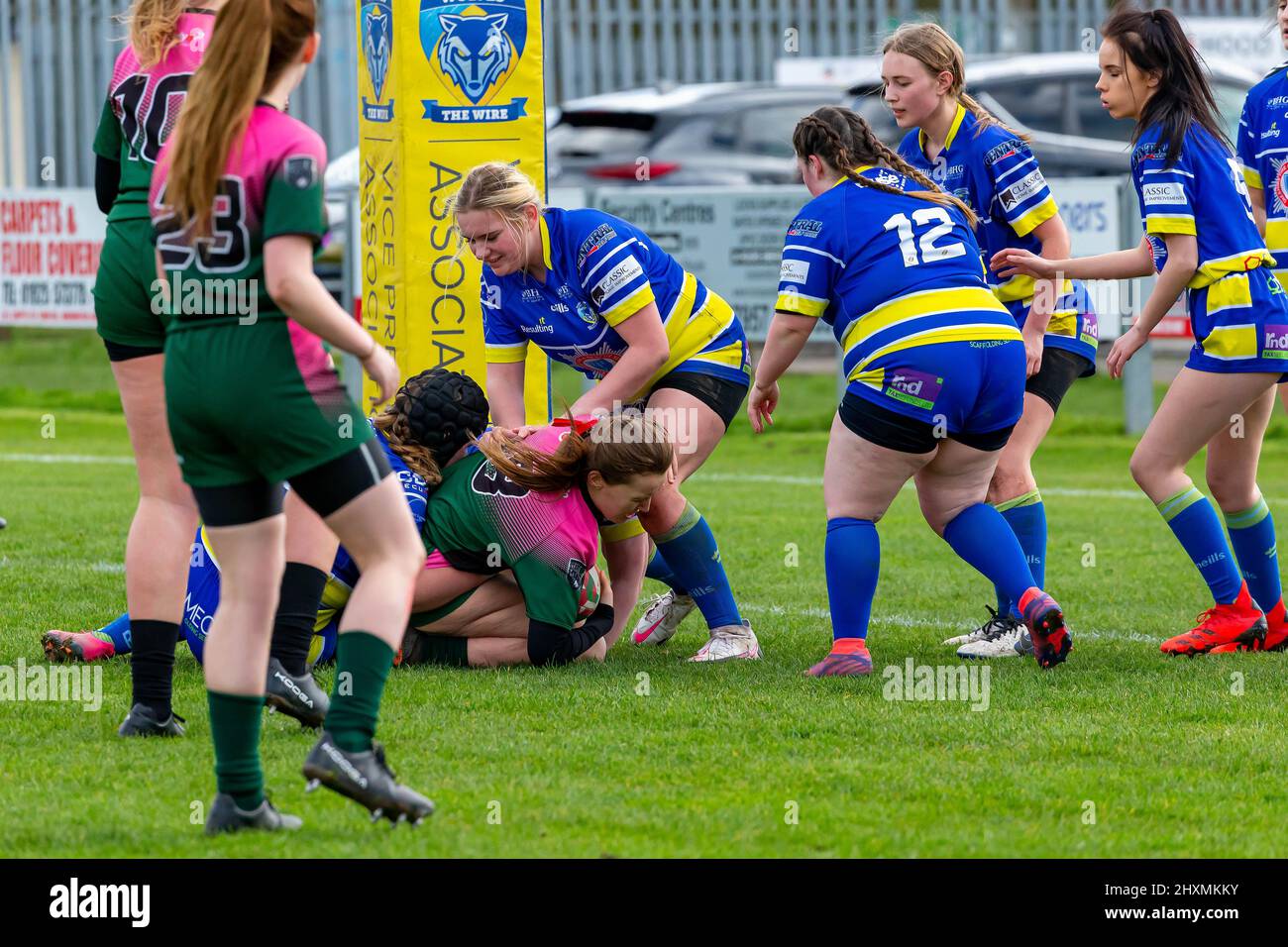 Warrington Wolves Girls U 16’s Rugby League team hosted their first ...