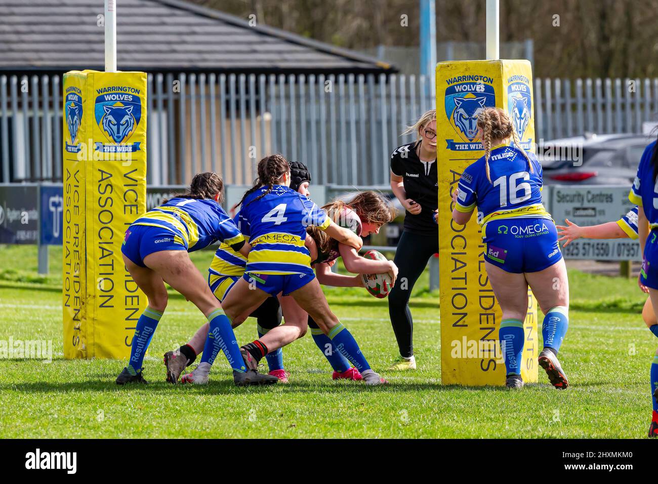 Warrington wolves girls rugby league team hi-res stock photography and ...