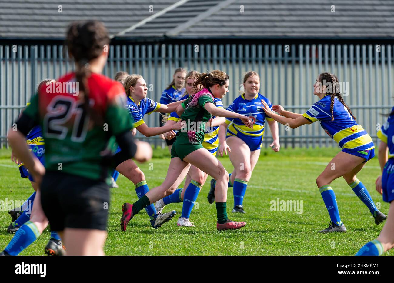 Warrington Wolves Girls U 16’s Rugby League team hosted their first ...