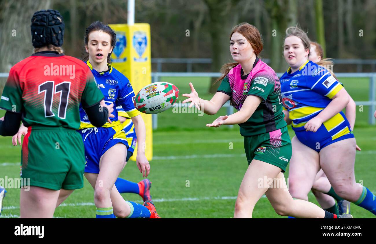 Warrington Wolves Girls U 16’s Rugby League team hosted their first ...