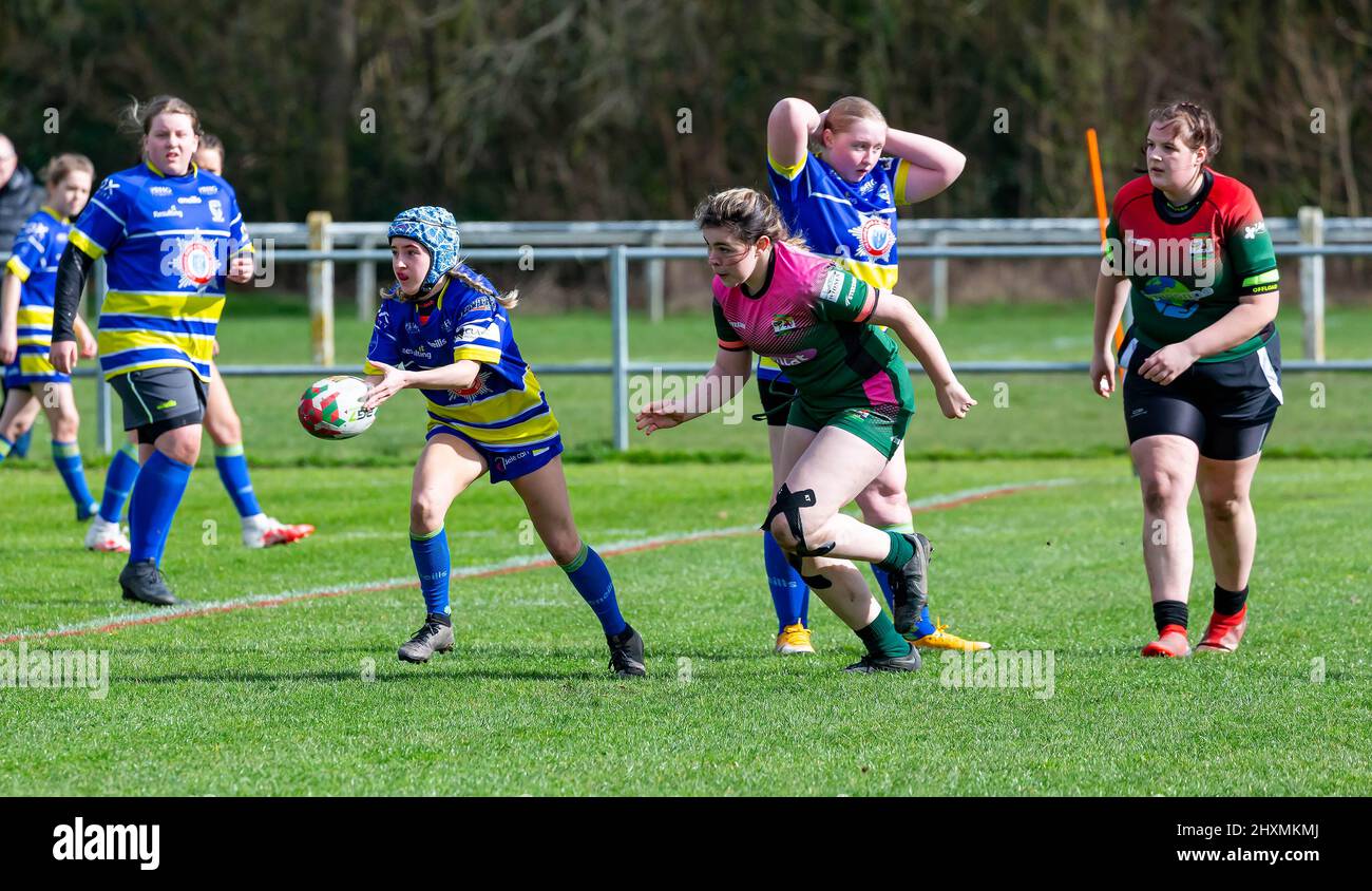 Warrington Wolves Girls U 16’s Rugby League team hosted their first ...