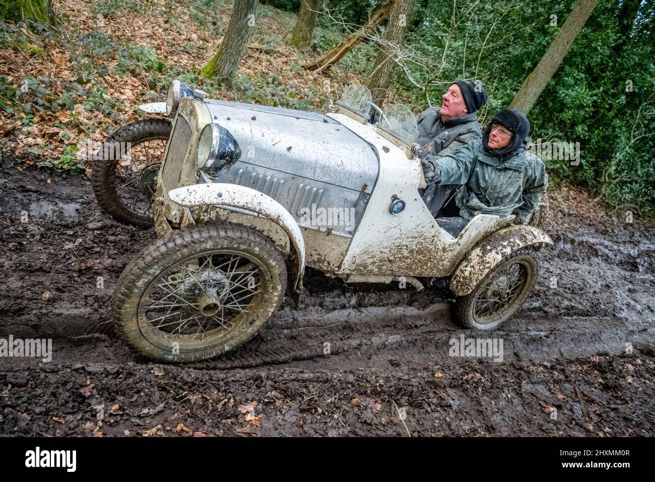 The Vintage Sports Car Club (V.S.C.C.) members taking part in the clubs ...