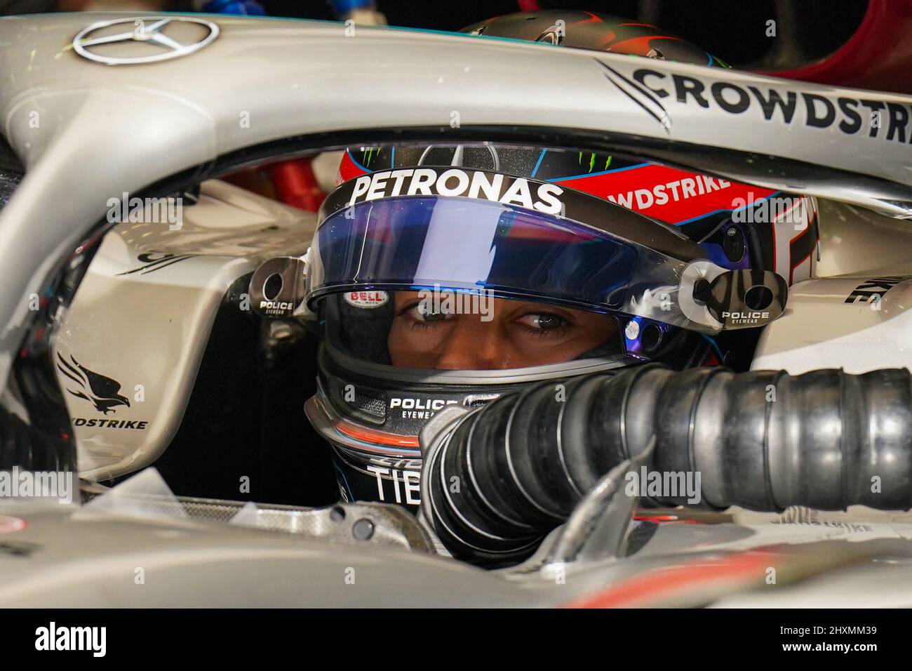 Bahrain International Circuit, Sakhir, Bahrain on 12 March 2022 George ...