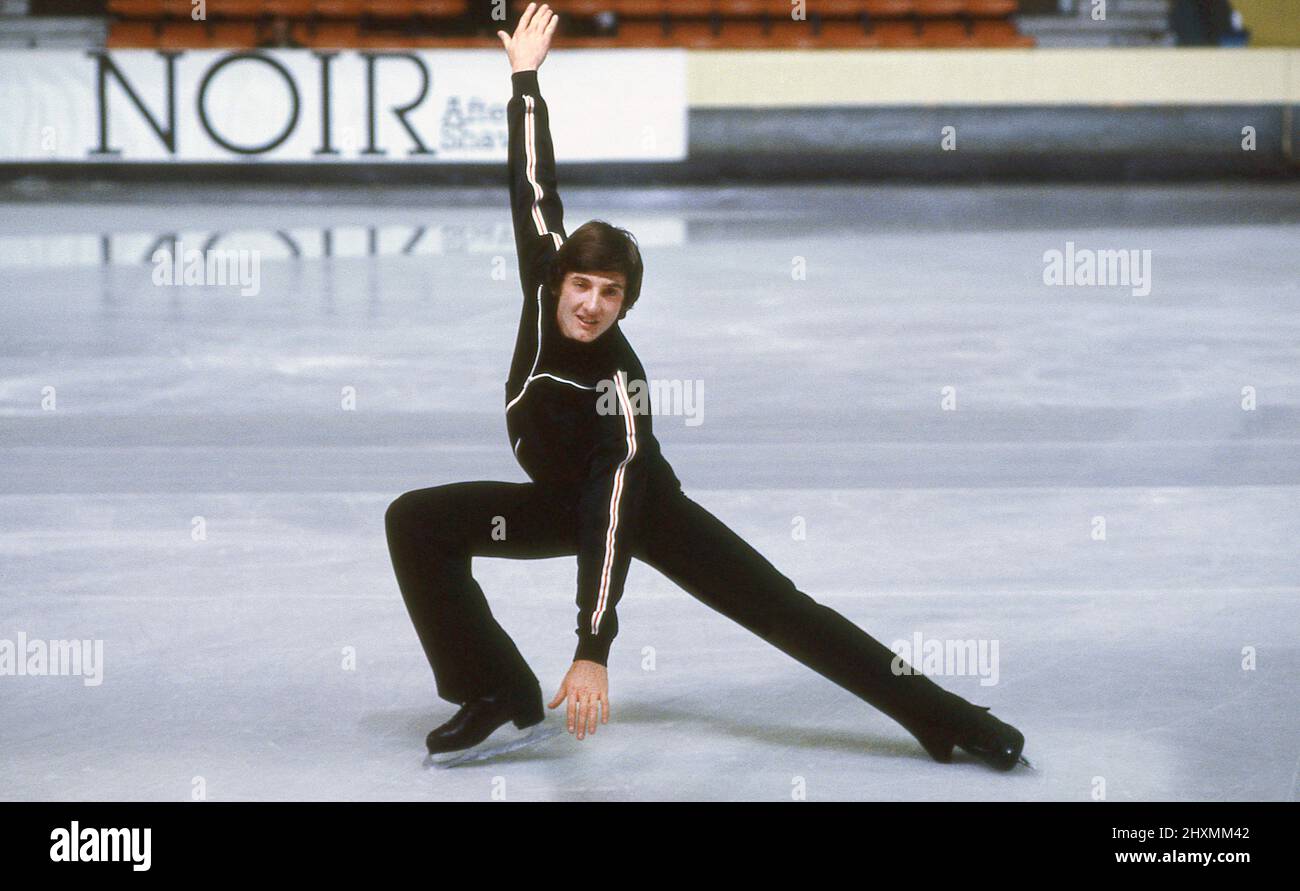 British Olympic figure skater Robin Cousins 1979 Stock Photo - Alamy