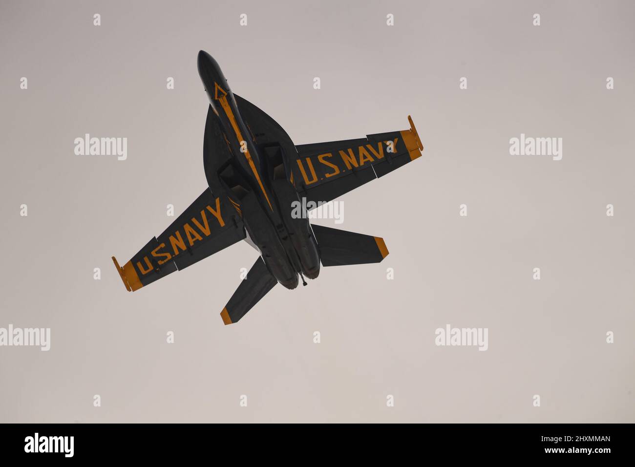 Blue Angels jet in flight Stock Photo - Alamy