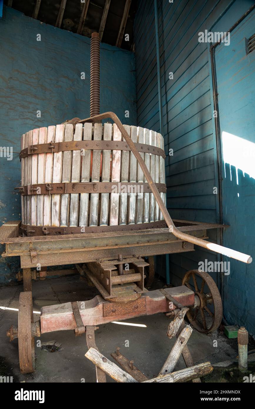 Press the grapes production hi-res stock photography and images - Alamy