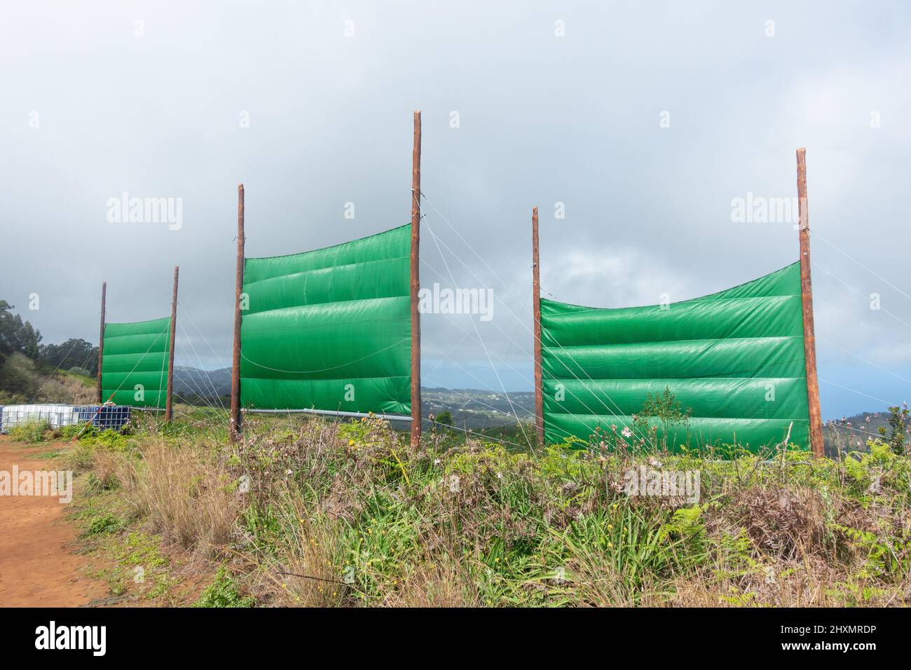 Rain capture net netting device hi-res stock photography and images - Alamy