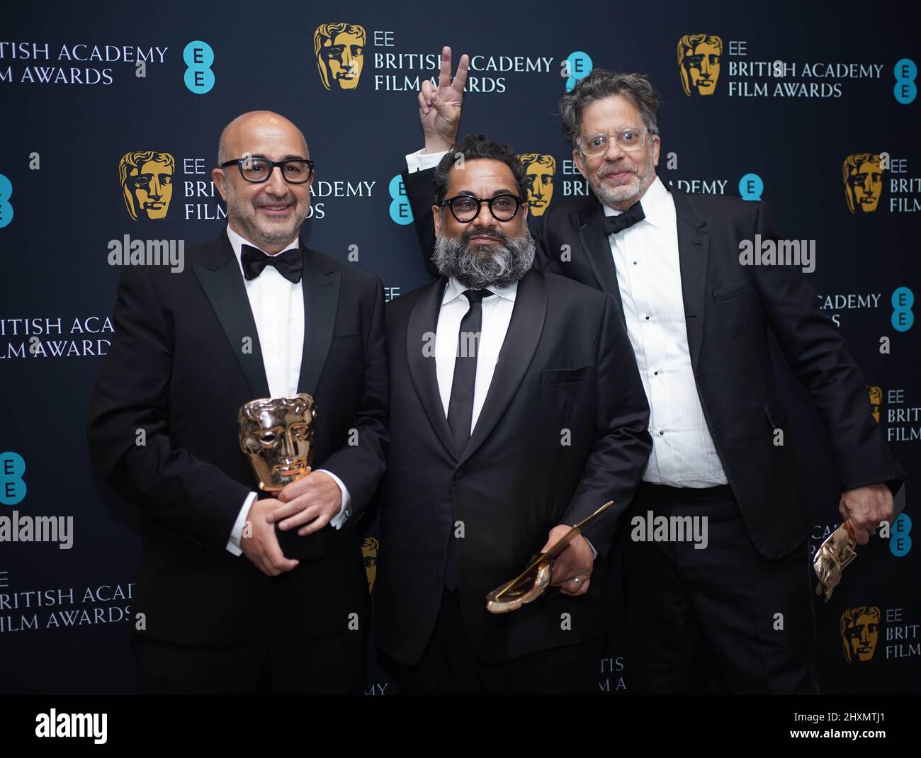 David Dinerstein, Joseph Patel and Robert Fyvolent arriving at the 75th ...
