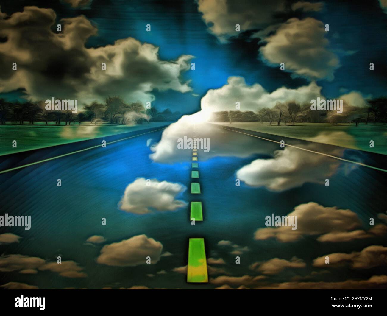 3d abstract lanes hi-res stock photography and images - Alamy