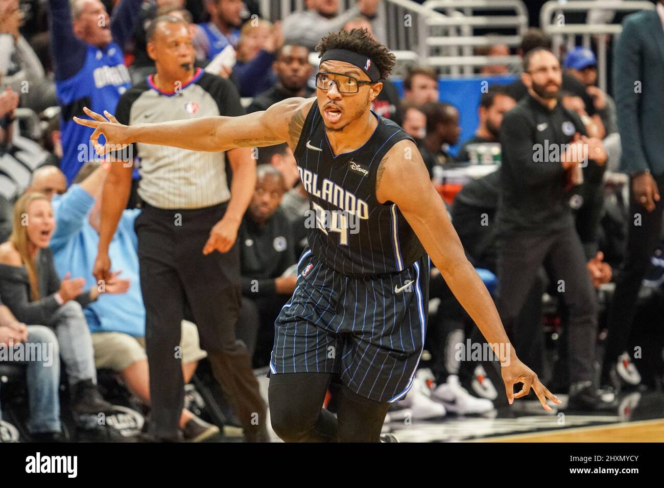 Orlando, Florida, USA, March 13, 2022, Orlando Magic Center Wendell ...