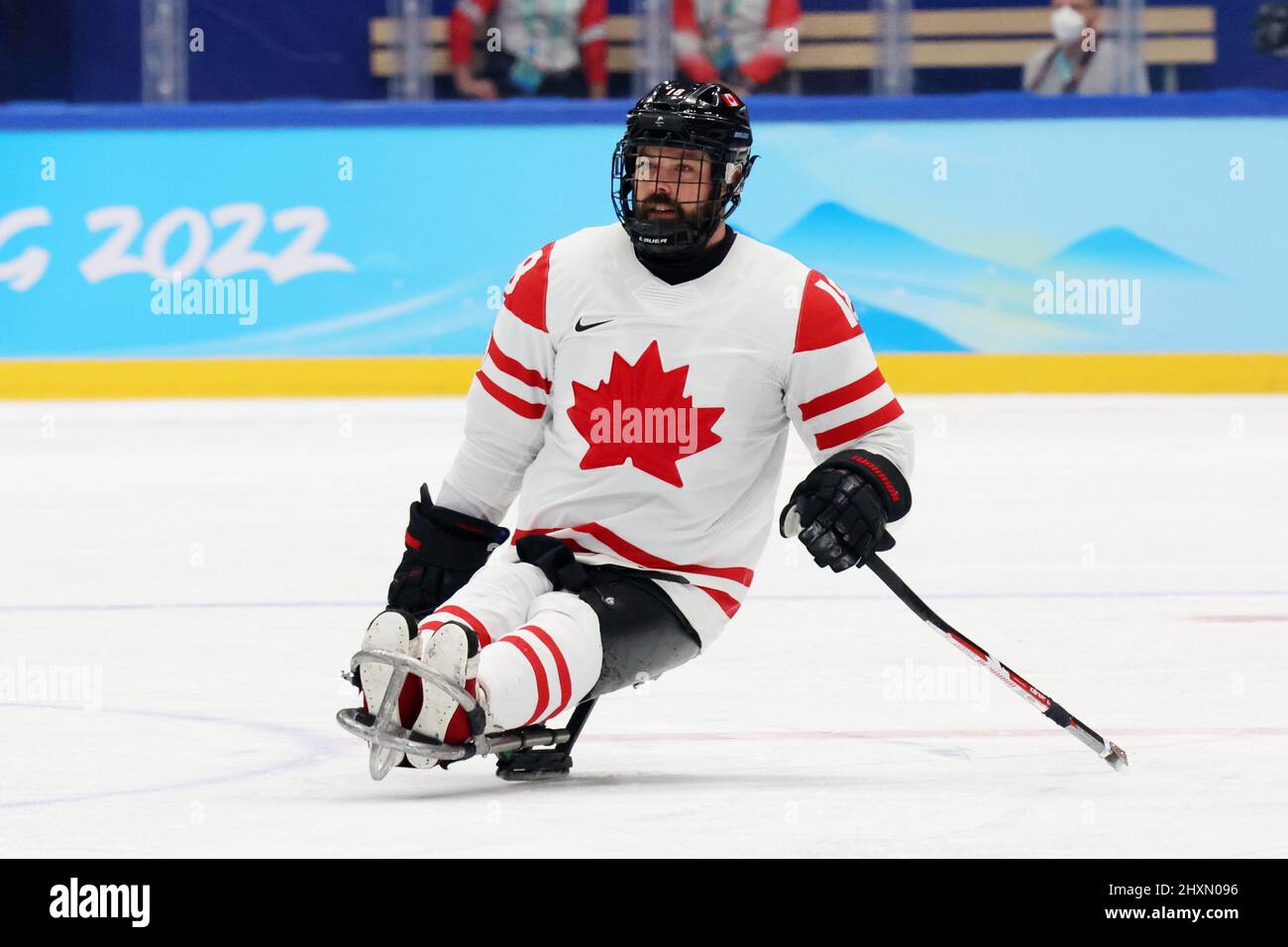 Beijing, China. 13th Mar, 2022. Billy Bridges (CAN) Para Ice Hockey ...