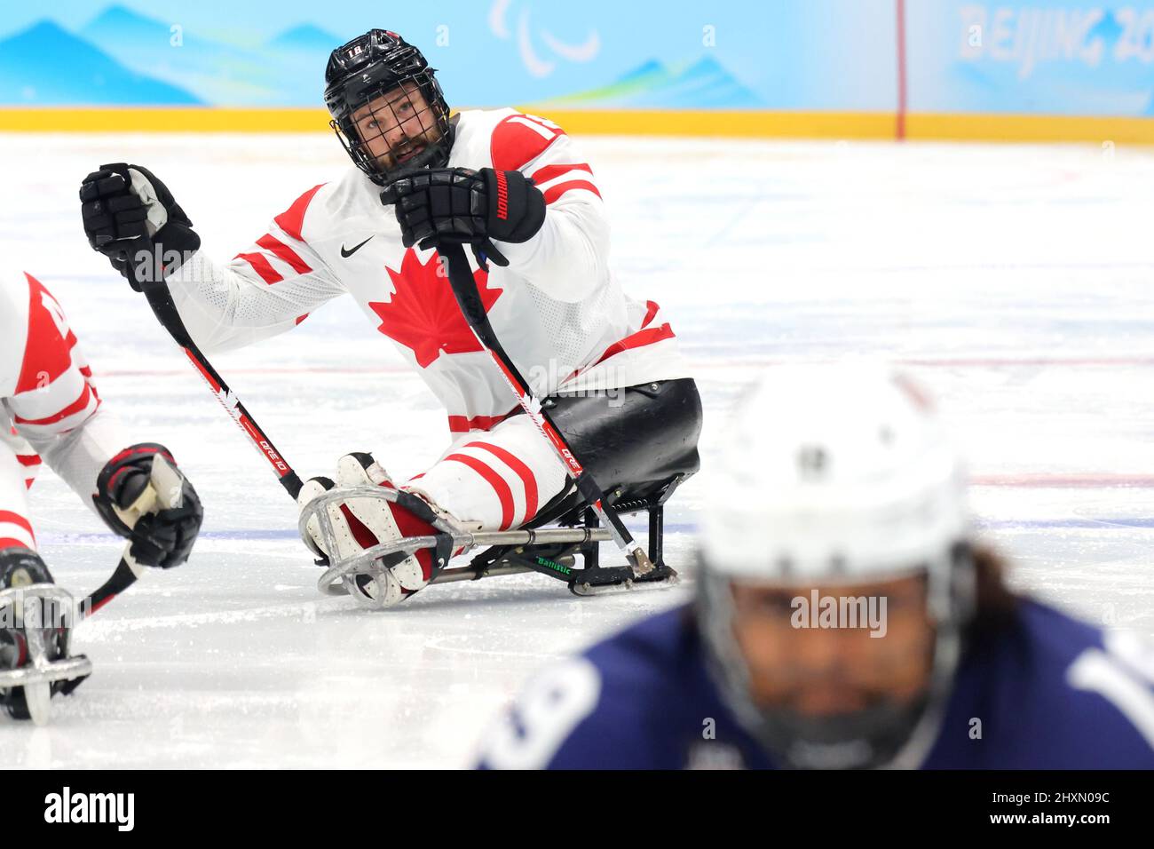 Beijing, China. 13th Mar, 2022. Billy Bridges (CAN) Para Ice Hockey ...