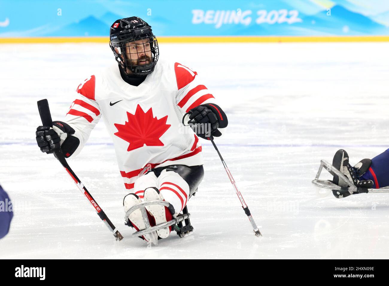 Beijing, China. 13th Mar, 2022. Billy Bridges (CAN) Para Ice Hockey ...