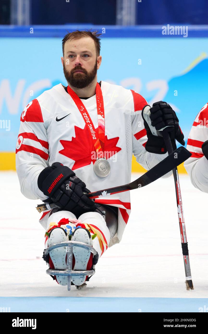 Beijing, China. 13th Mar, 2022. Billy Bridges (CAN) Para Ice Hockey ...