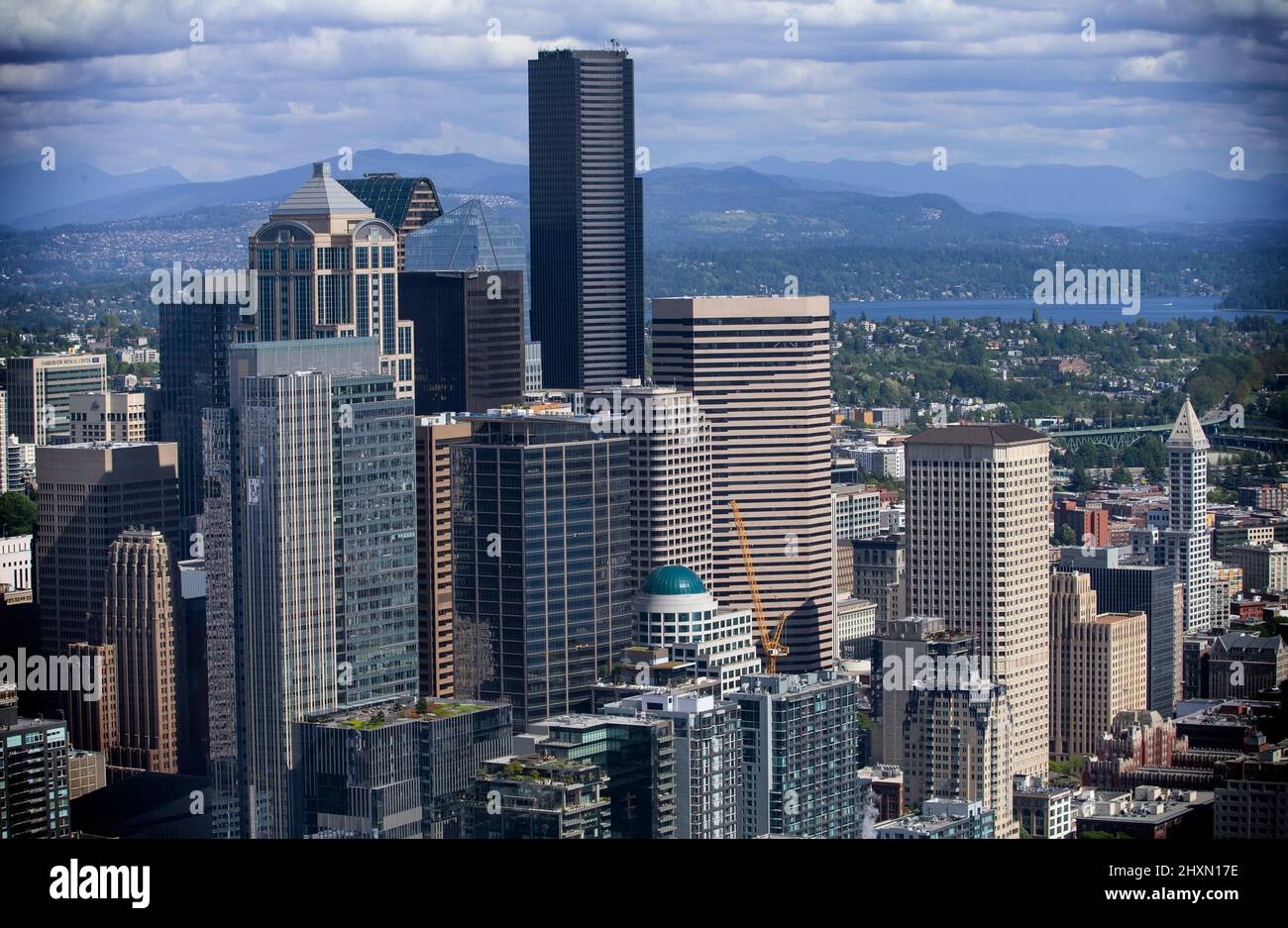 Seattle, Washington City Scape Photos Sky Scrapers Stock Photo - Alamy
