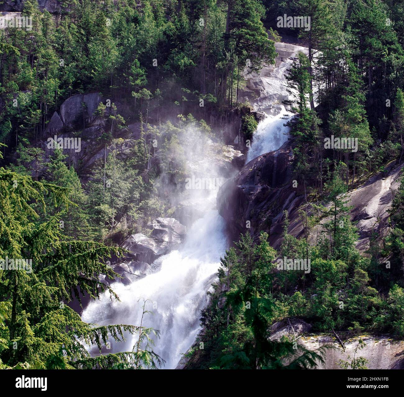 Waterfalls in British Columbia, Whistler, Canada Stock Photo - Alamy