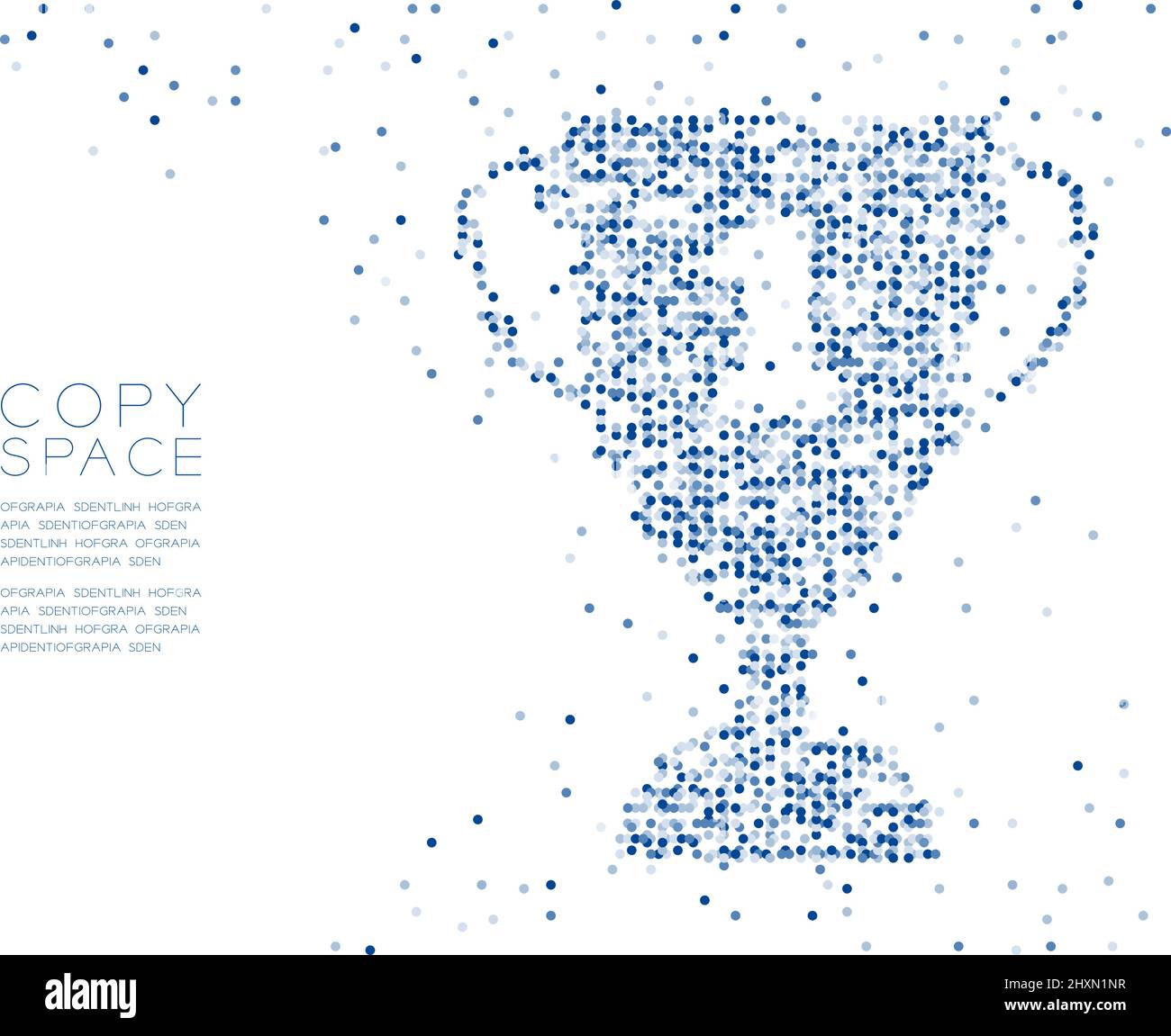 Abstract Geometric Circle dot molecule particle pattern Number one ...