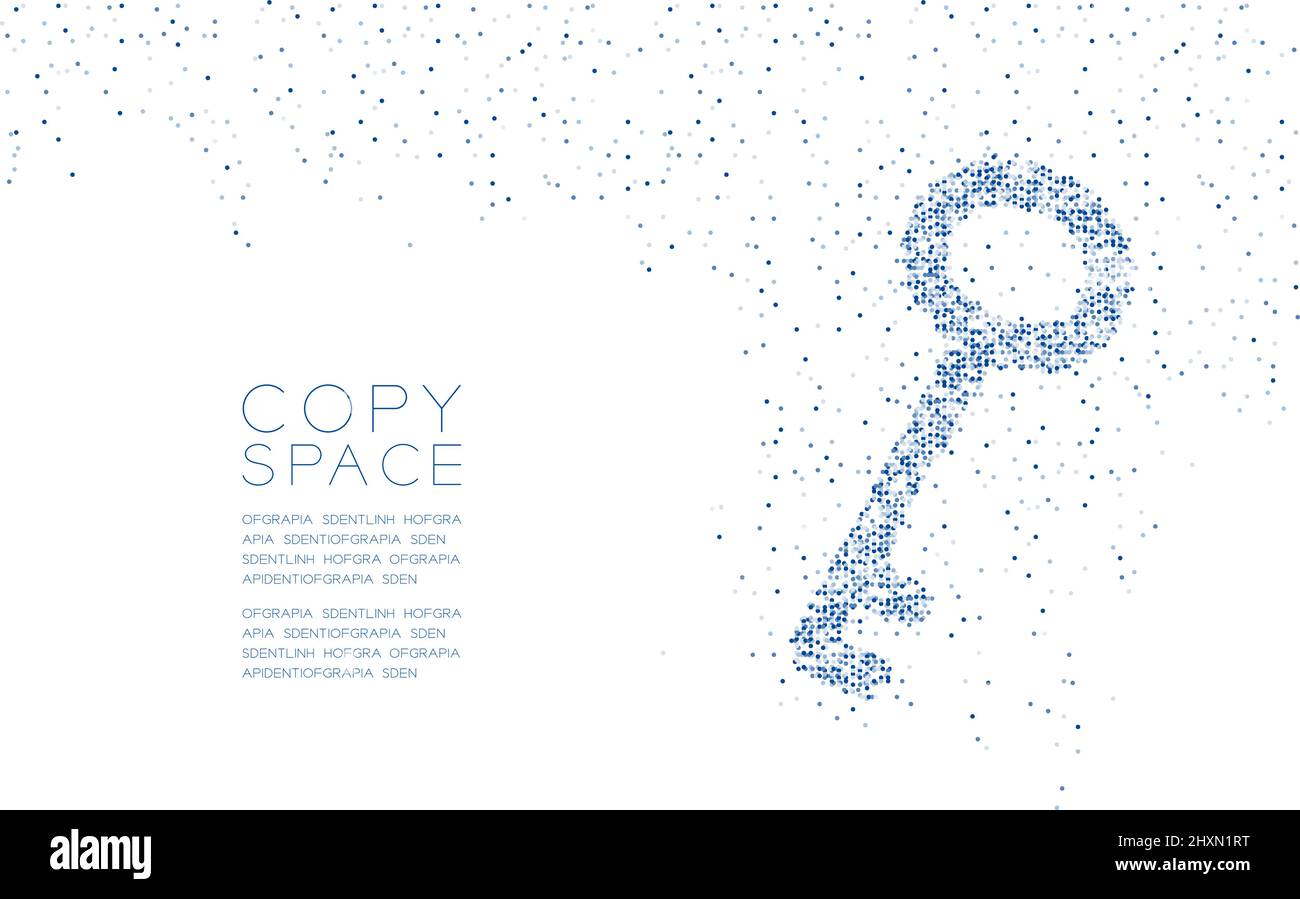 Abstract Geometric Circle dot molecule particle pattern Key shape, VR ...