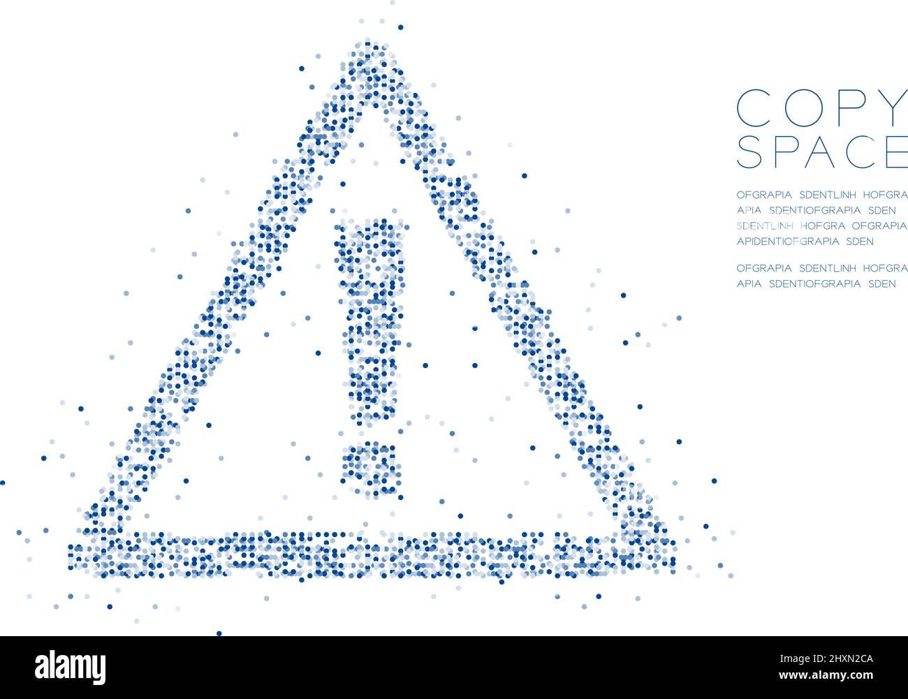 Abstract Geometric Circle dot molecule particle Attention sign triangle ...