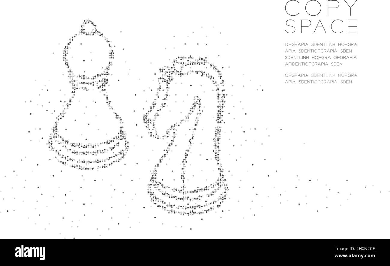 Abstract Geometric Circle dot molecule particle pattern Chess Knight ...