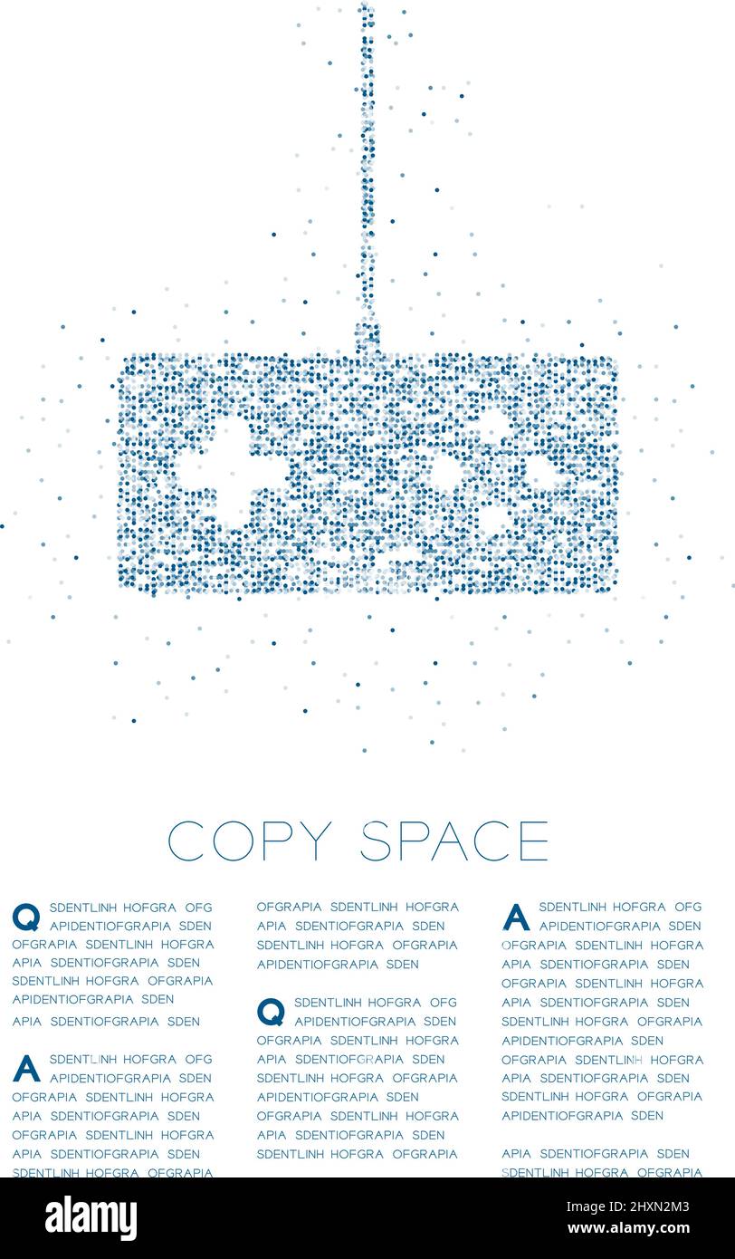 Retro Gamepad or joypad shape Particle Geometric Circle dot pixel ...