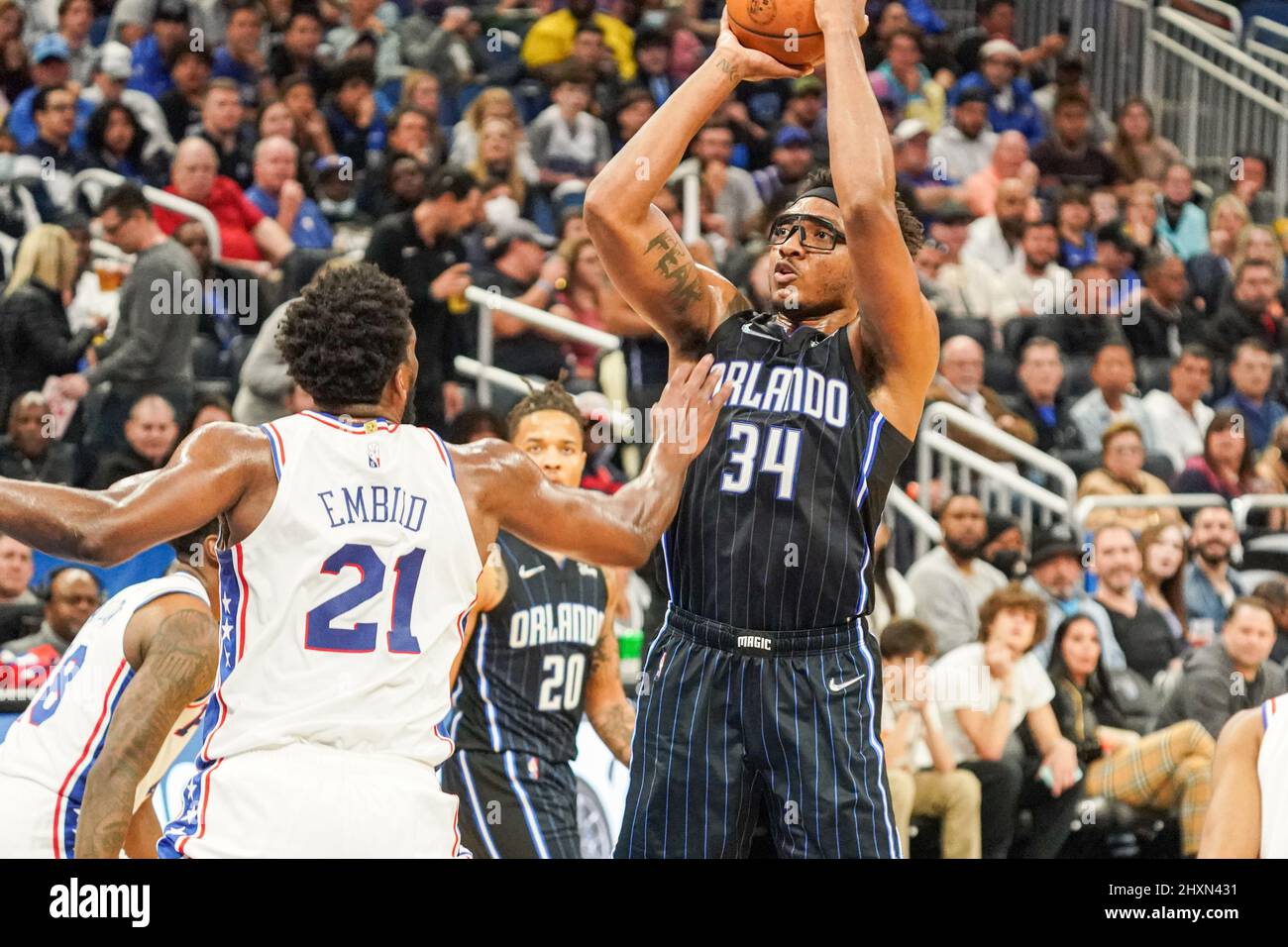 Orlando, Florida, USA, March 13, 2022, Orlando Magic Center Wendell ...