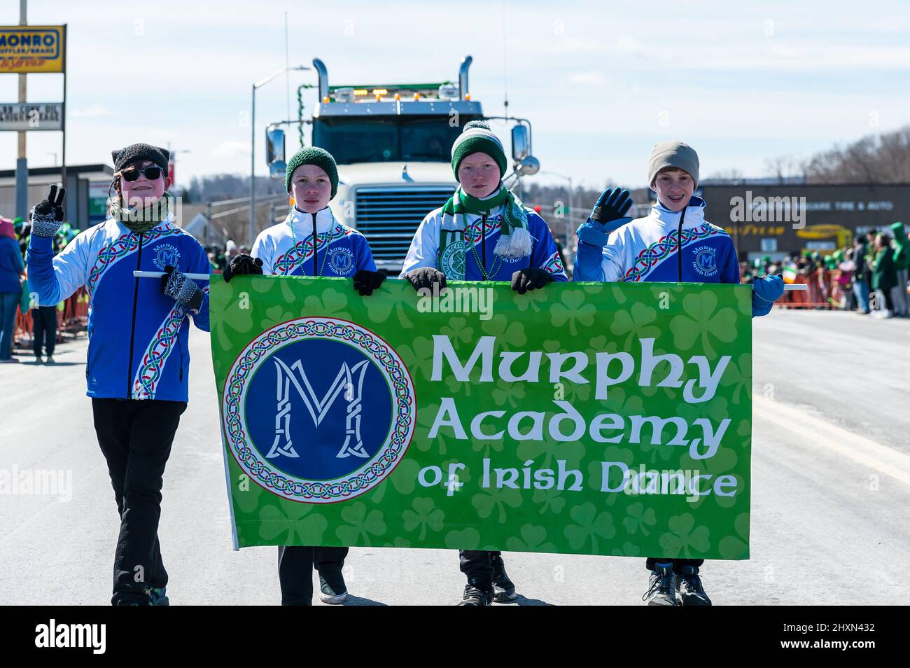 Murphy Academy of Irish Dance at St. Patrick's Day Parade, Worcester ...