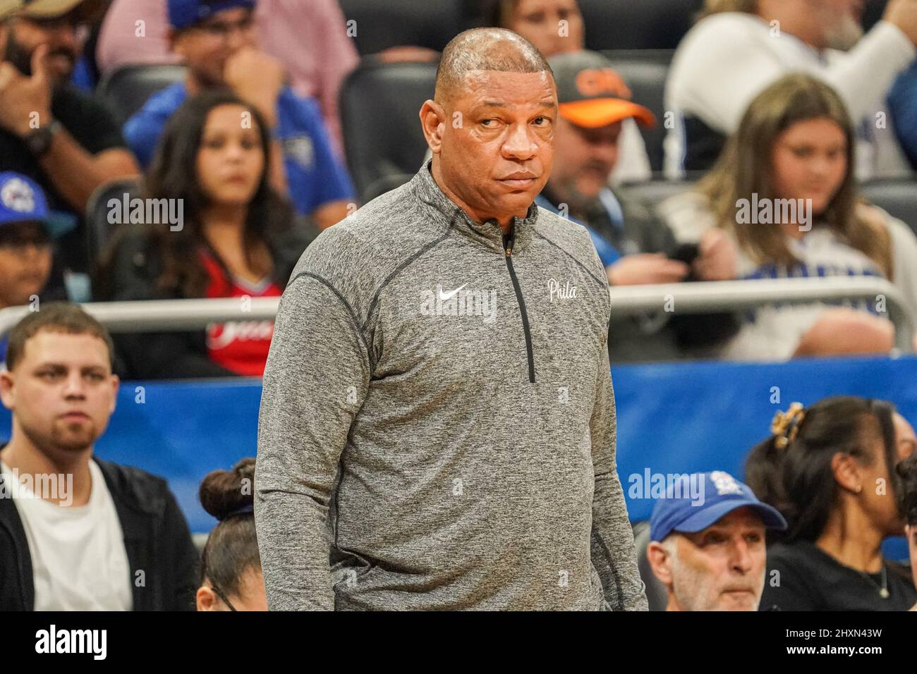 Orlando, Florida, USA, March 13, 2022, Philadelphia 76ers Head Coach ...