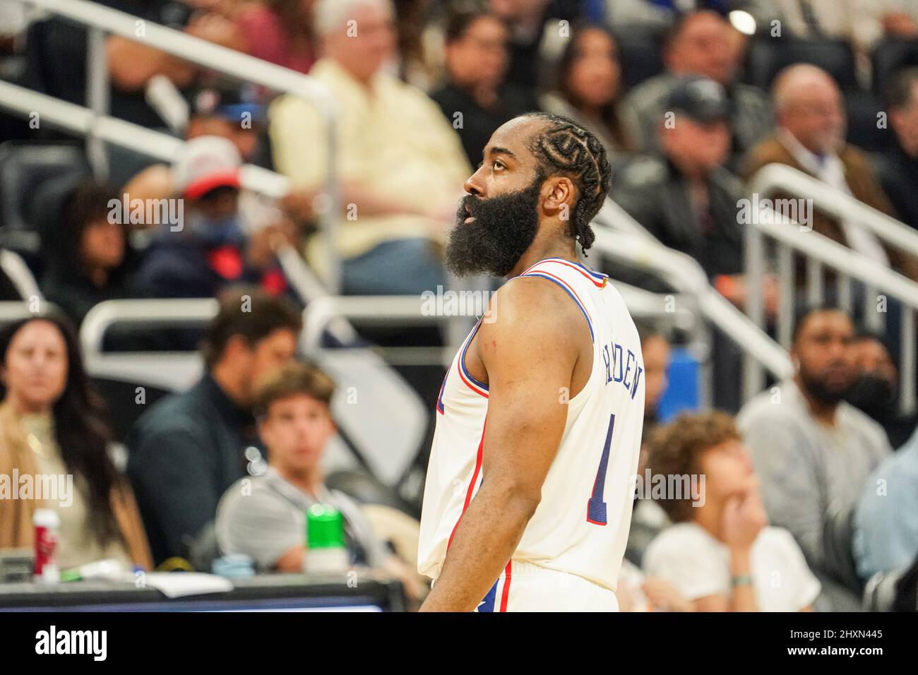 Orlando, Florida, USA, March 13, 2022, Philadelphia 76ers Shooting ...