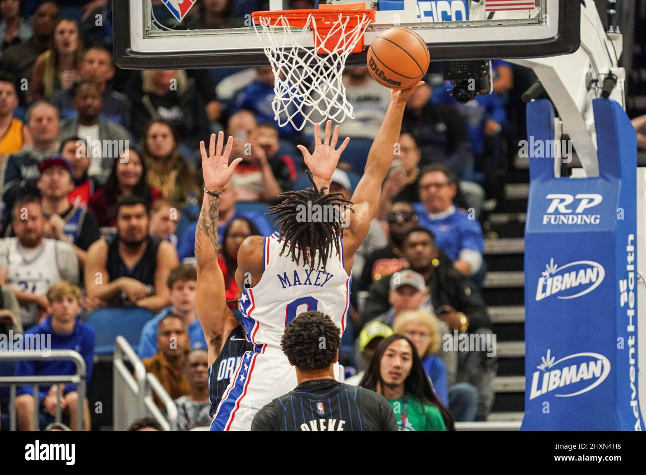 Orlando, Florida, USA, March 13, 2022, Philadelphia 76ers Point Guard ...