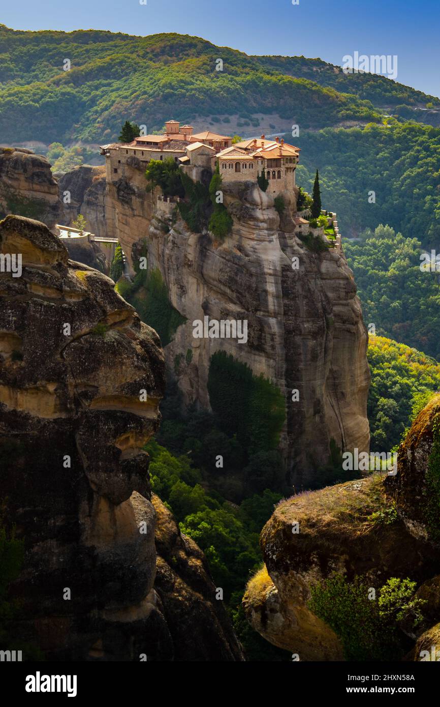 Meteora Monastery, Greece Stock Photo - Alamy
