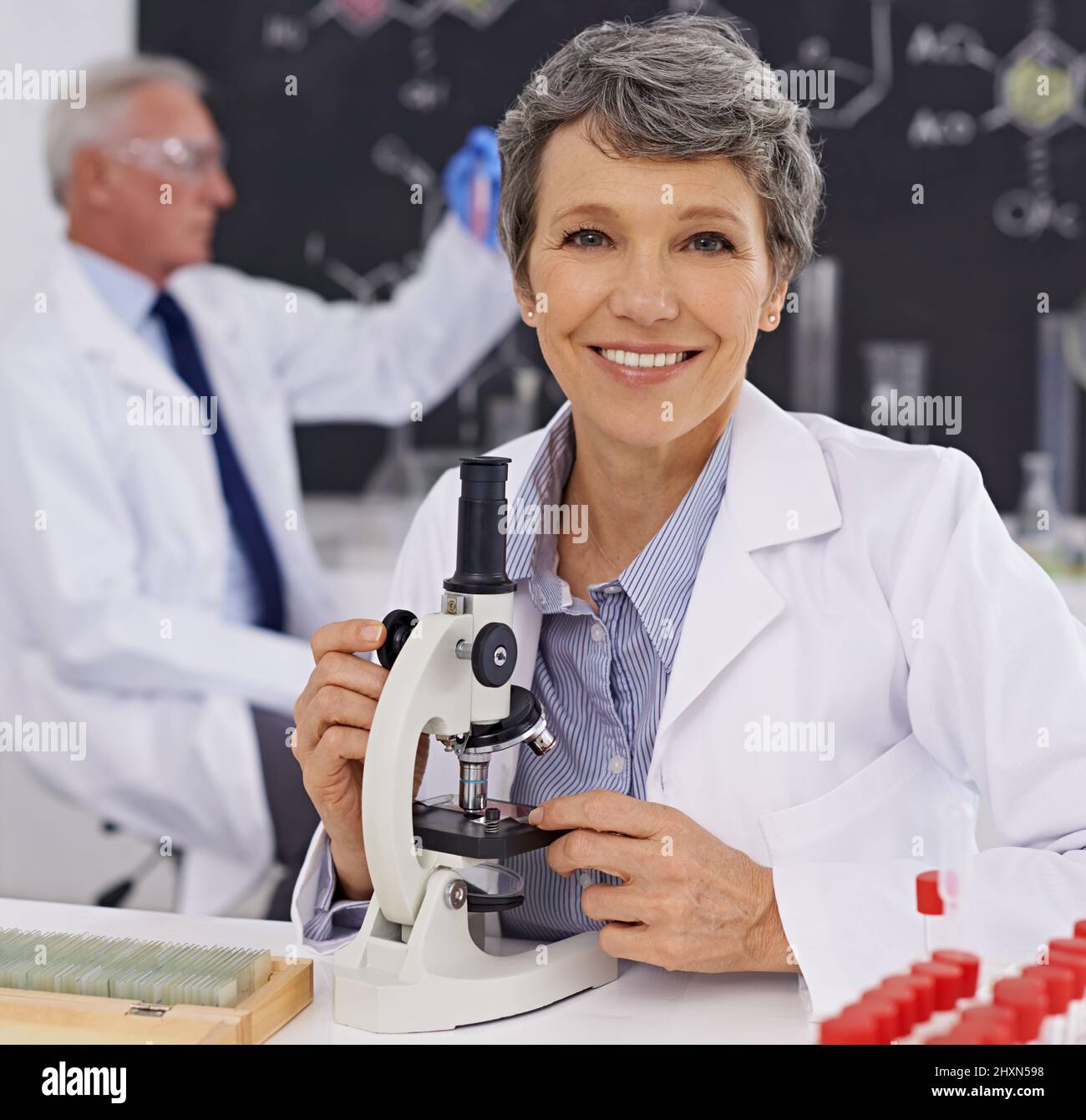 Shes a respected member of the faculty. Shot of a mature female ...