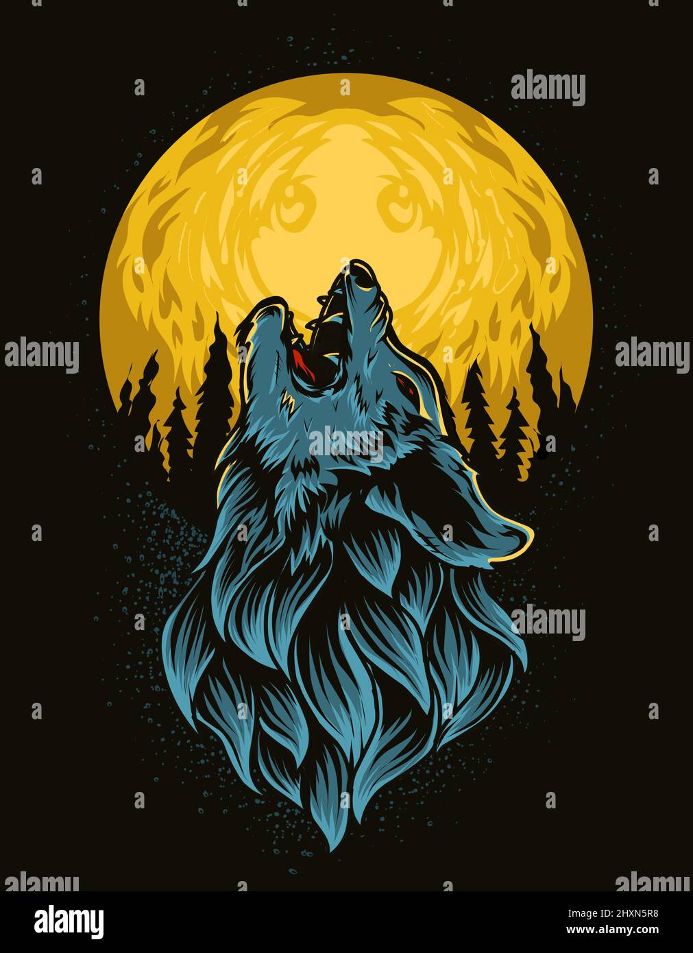 Full face angry animal Stock Vector Images - Alamy