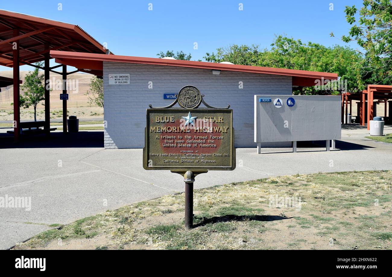 Interstate Highway Rest Stop Sign