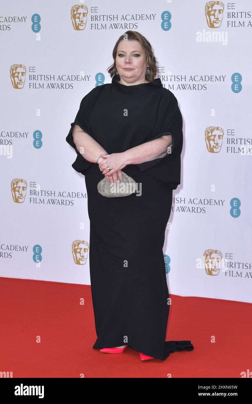 London, England, March 13, 2022. Joanna Scanlan attending the EE ...