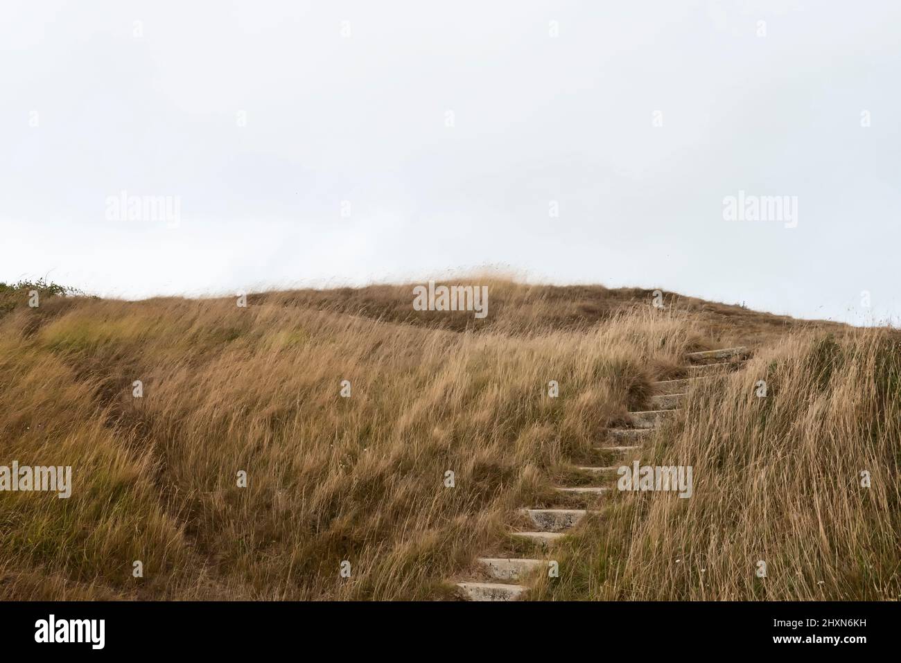 Windy path hill hi-res stock photography and images - Alamy