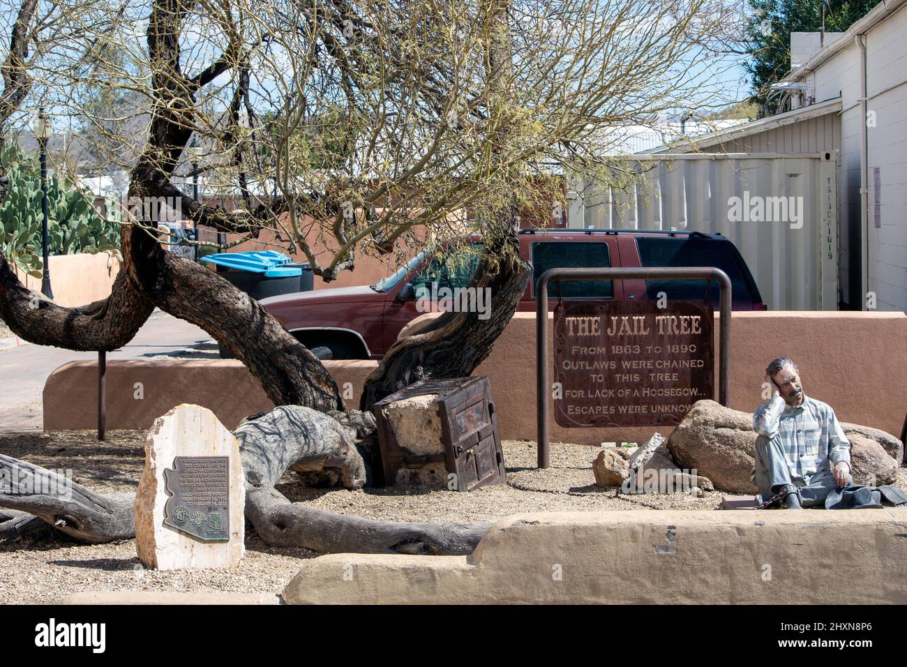 The Jail Tree in Wittenberg never had an escapee. The towns jail before ...