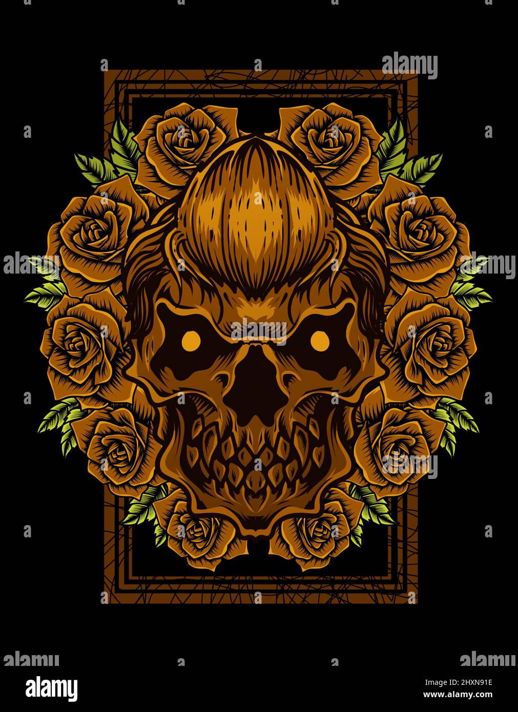 Scary flower Stock Vector Images - Alamy